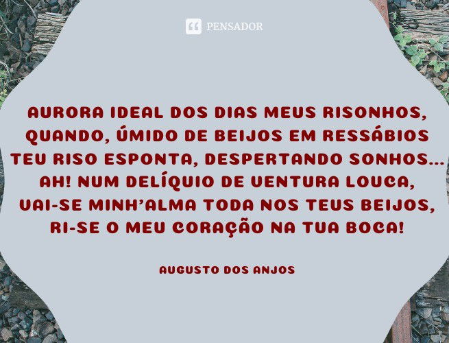 Os 26 melhores poemas de Augusto dos Anjos para apreciar seu estilo ...