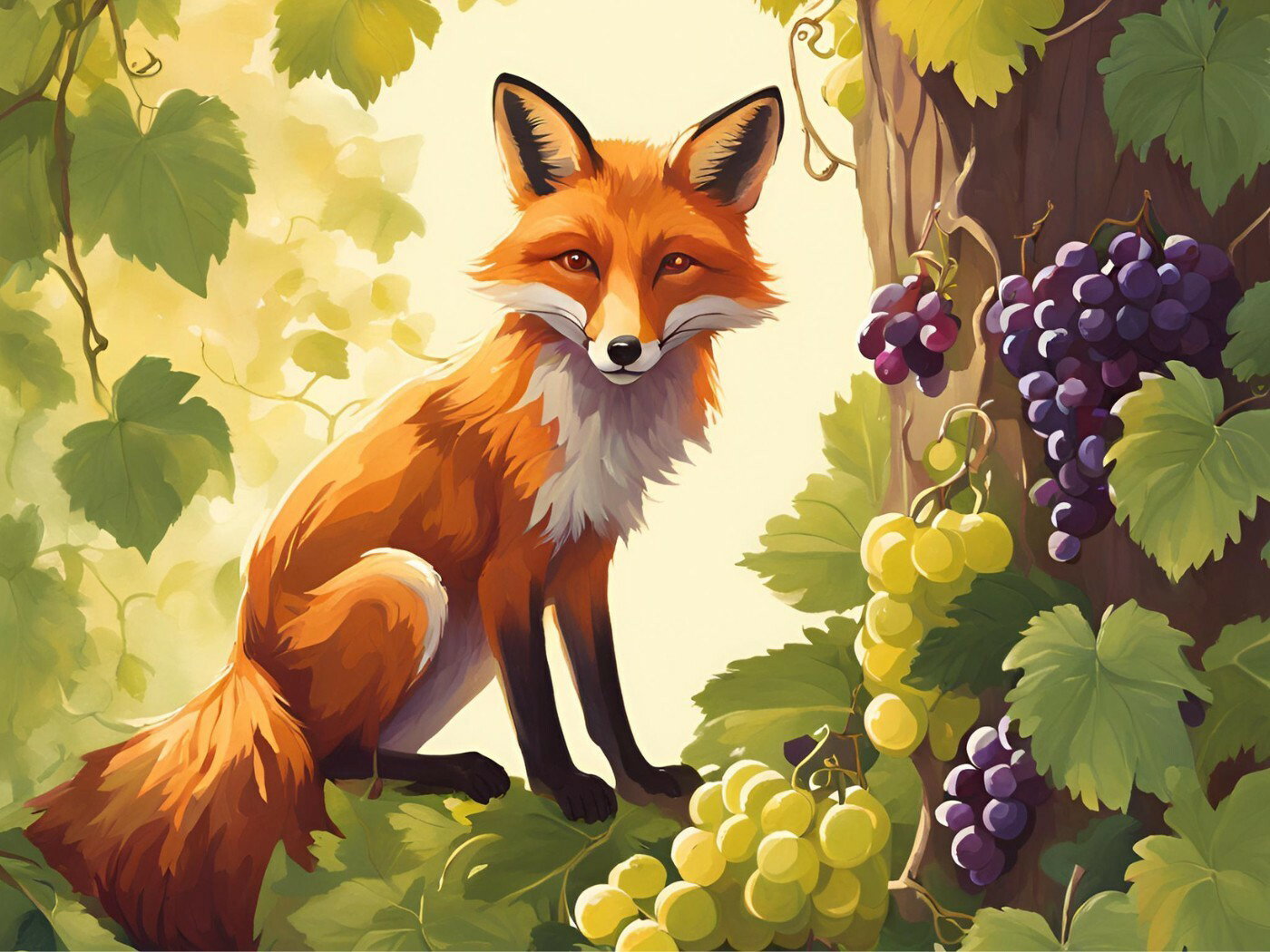 Esopo Fabula A Raposa E As Uvas