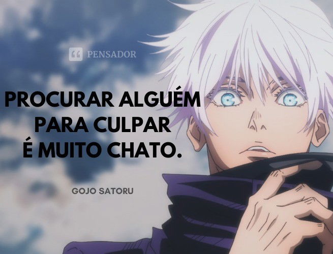 As Melhores Frases De Satoru Gojo Em Jujutsu Kaisen My Xxx Hot Girl