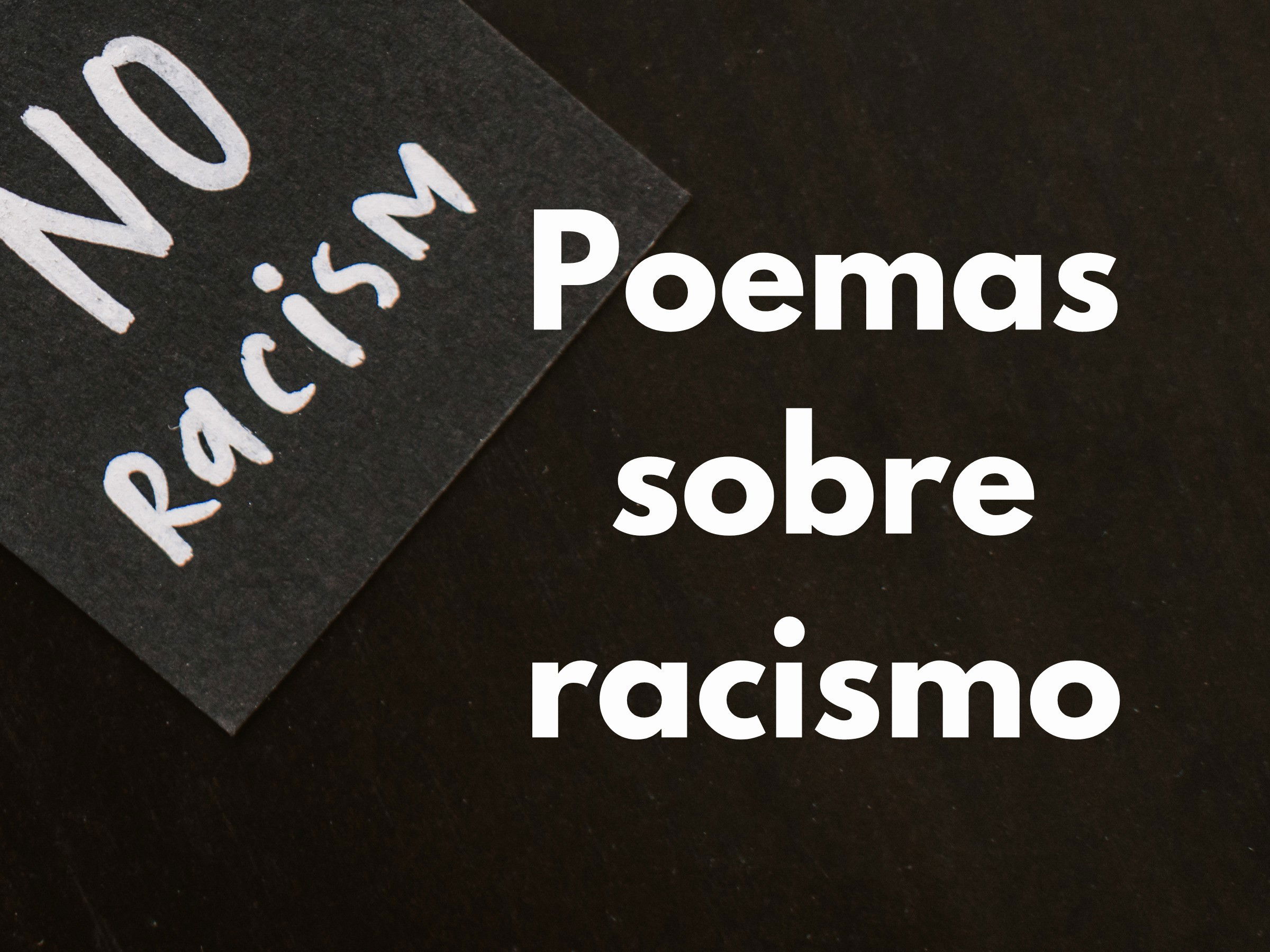 Poemas sobre racismo que despertam reflexões - Pensador